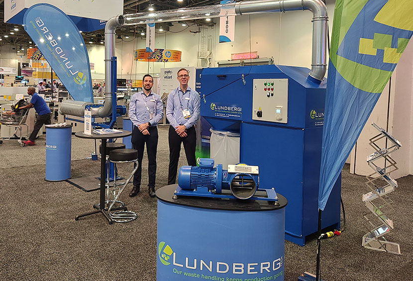 Meet Lundberg Tech at Printing United 2025 - waste handling talk
