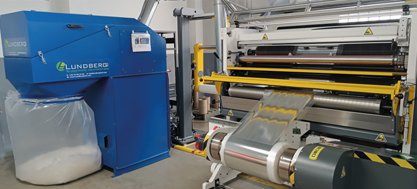 Handle trims with waste handling solution from Lundberg Tech