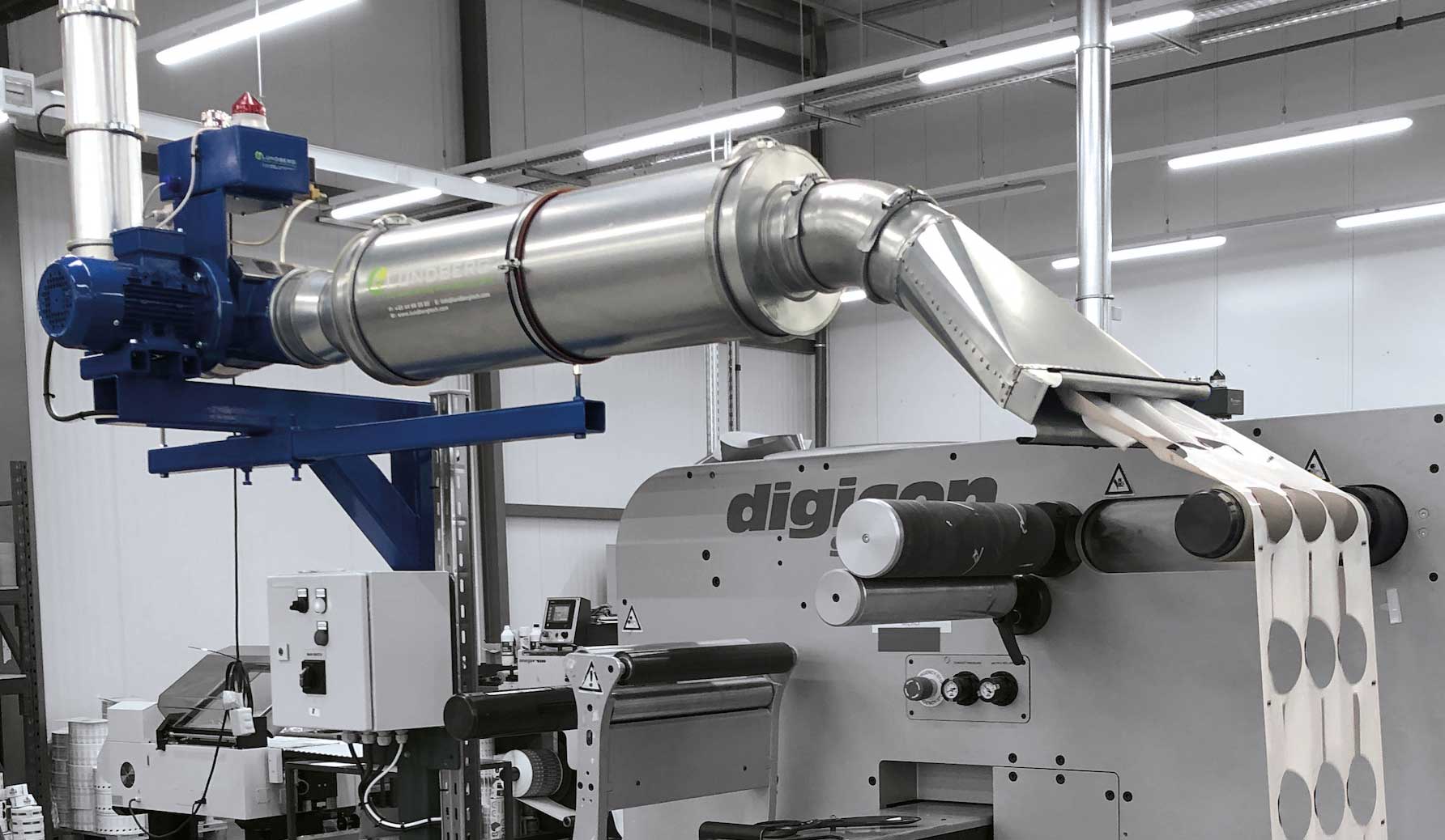 Automate matrix and edge trim waste handling |Call Lundberg Tech