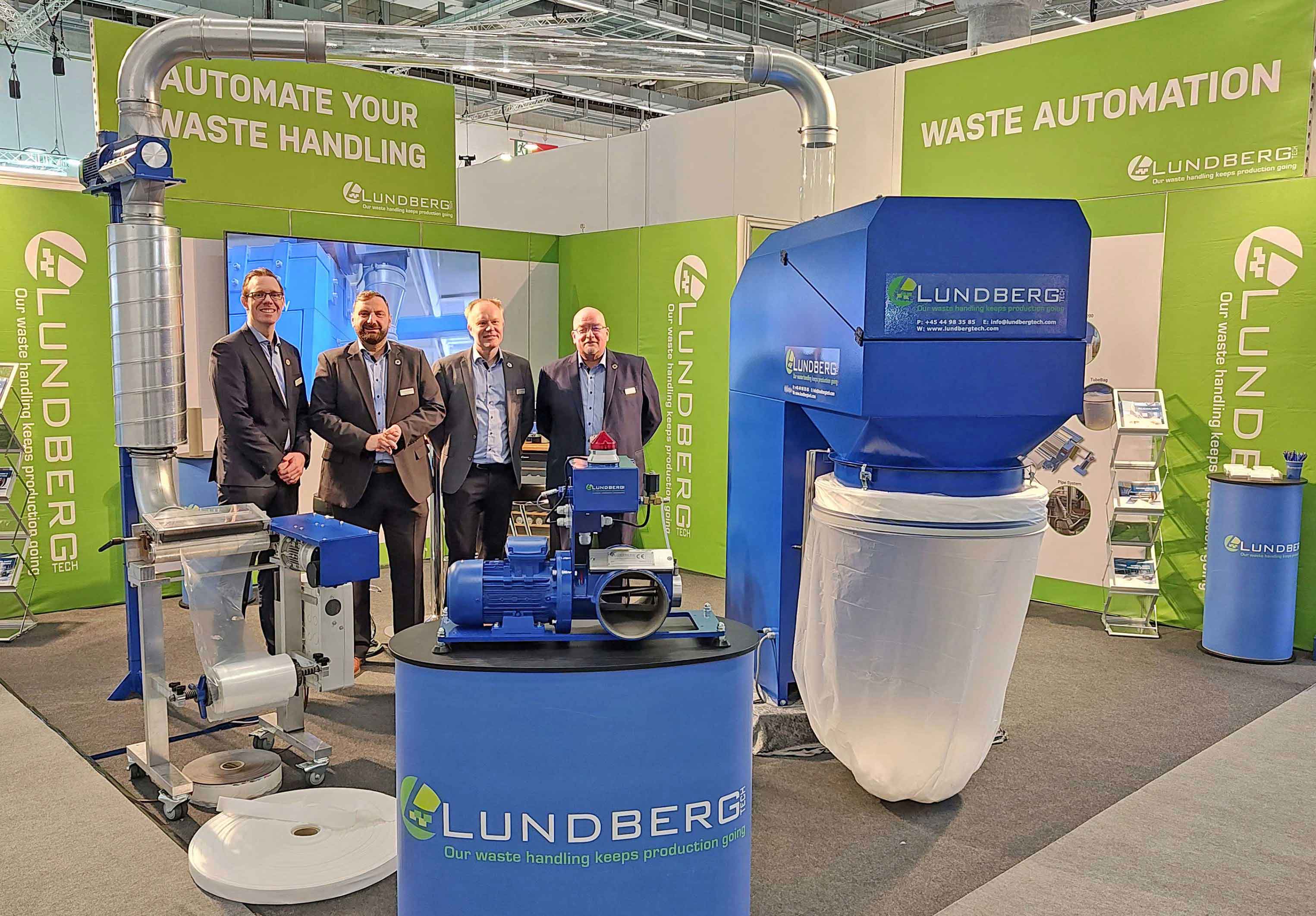 Techtextil 2026 | Lundberg Tech - discover waste handling solutions